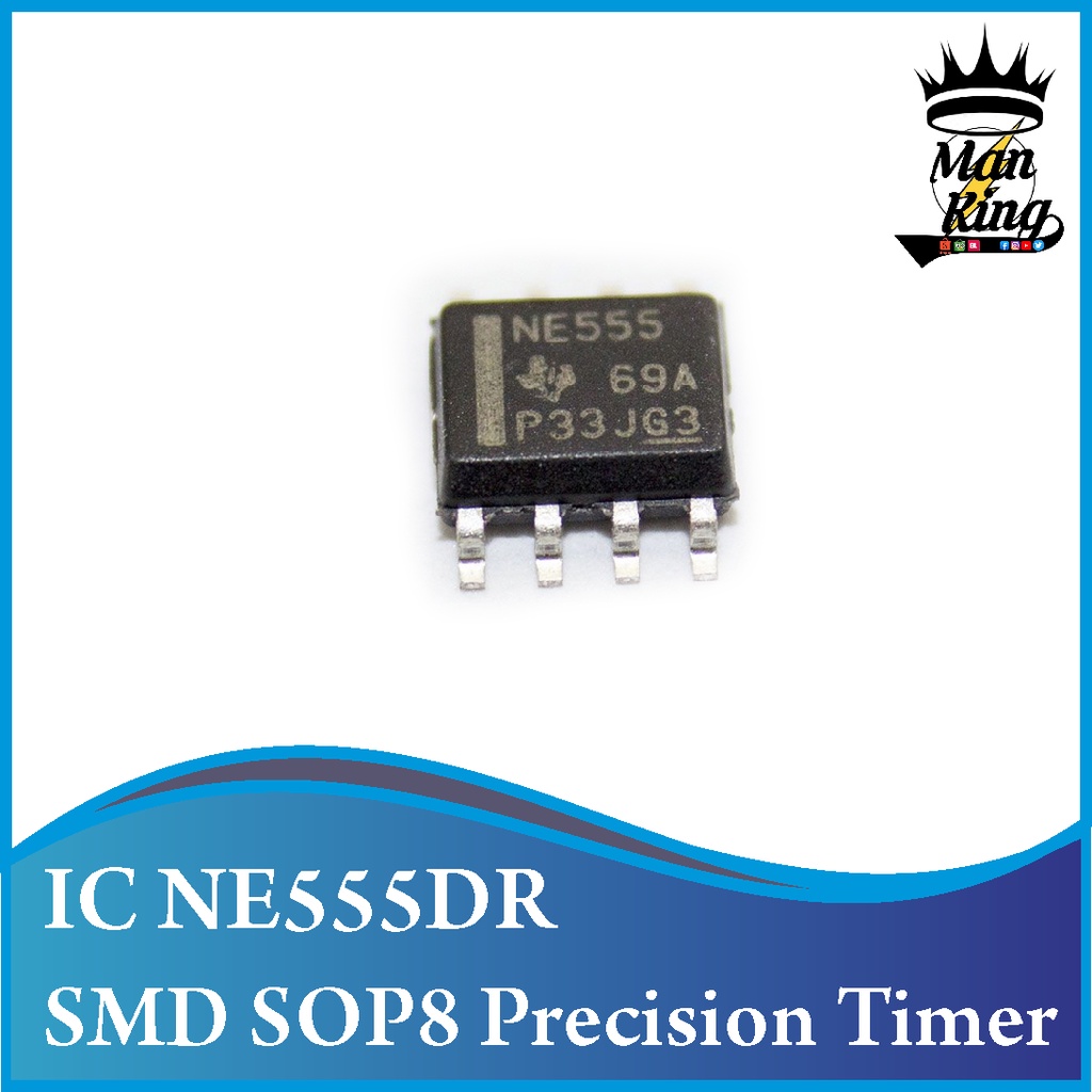Jual ic ne555 smd timer precision sop8 ne555dr | Shopee Indonesia
