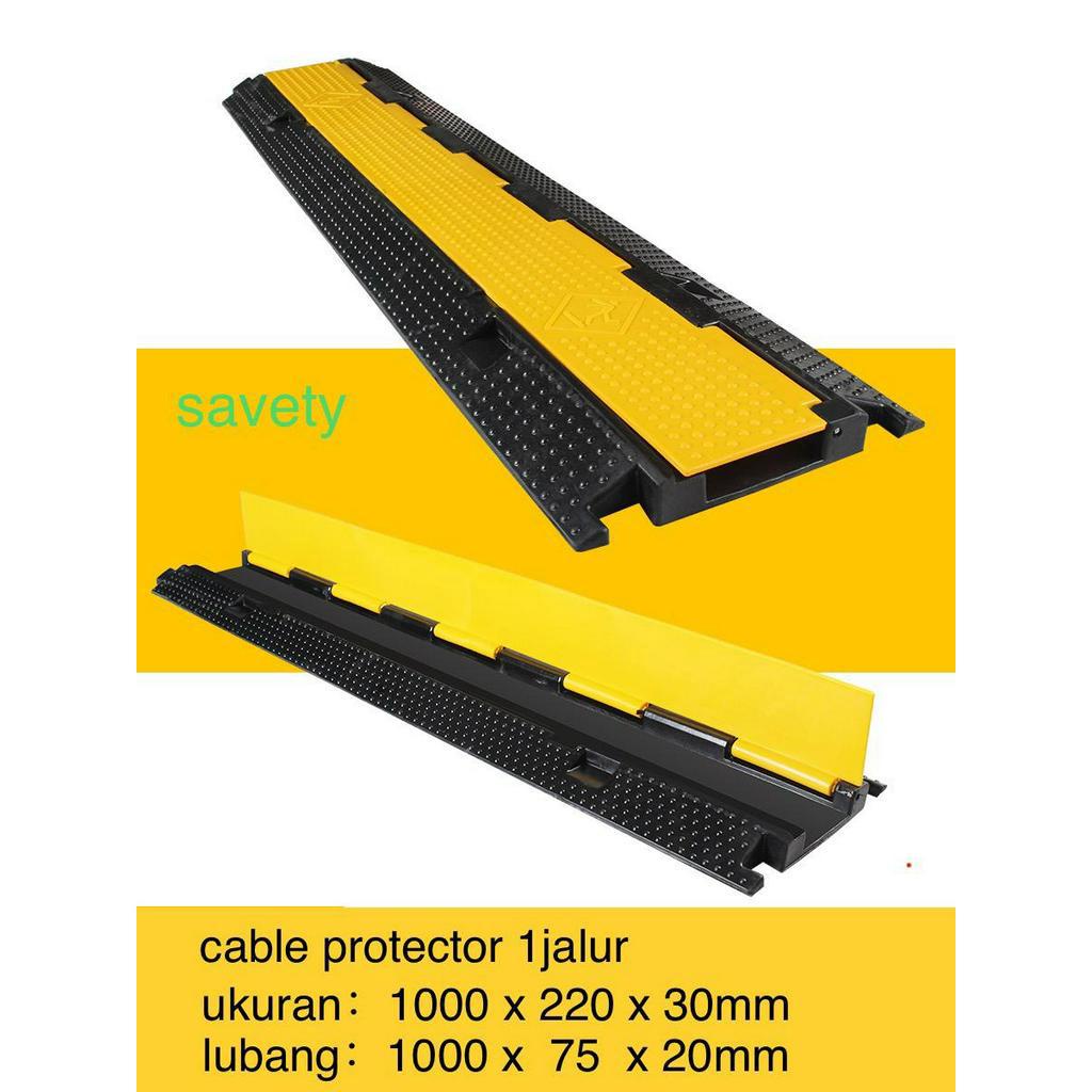 Jual Cable Ramp Protector Pelindung kabel 1 jalur 1 line Indoor Outdoor ...
