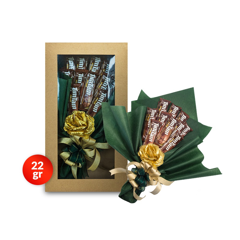 Jual Tim Tam Choco Jumbo Singles Valentine Bouquet Box 12 x 22 gr | Shopee Indonesia
