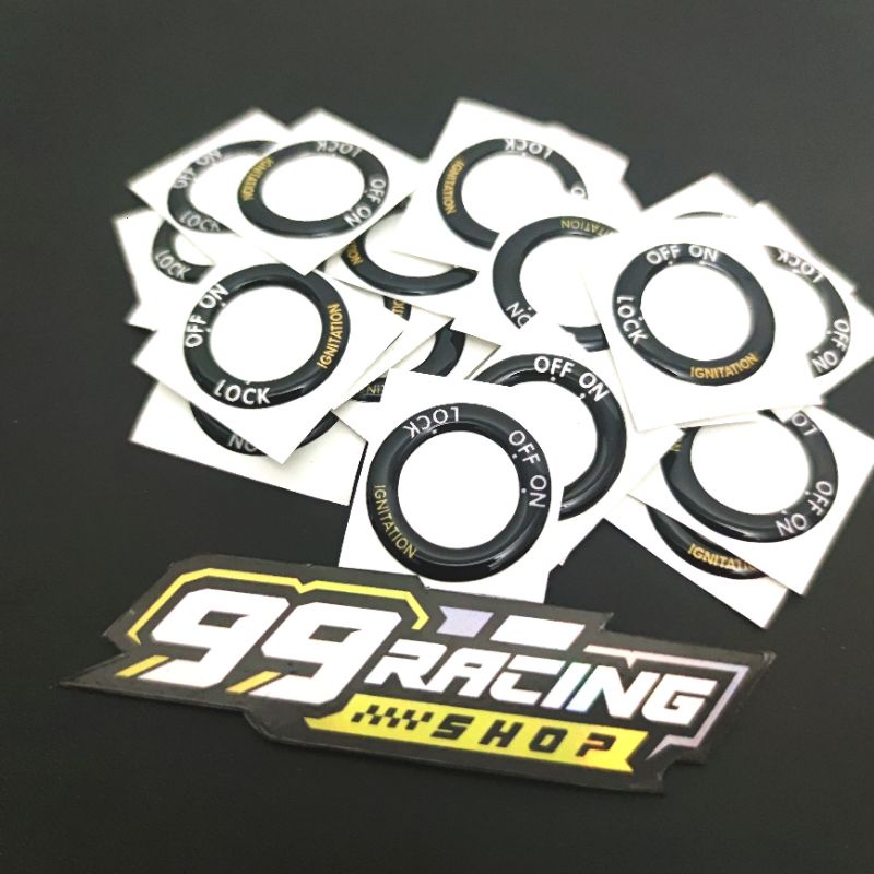 Jual STIKER STICKER KUNCI KONTAK NINJA R RR SS MODEL TIMBUL | Shopee ...