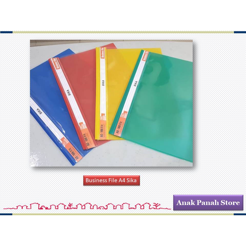 Jual Business File / Map Acco Plastik Merk ESBEE ( Isi 12 lbr ...
