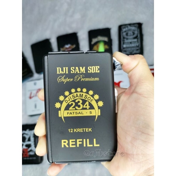 Jual Tempat - Kotak Rokok Dan Korek Api Dji Sam Soe Refil | Shopee ...