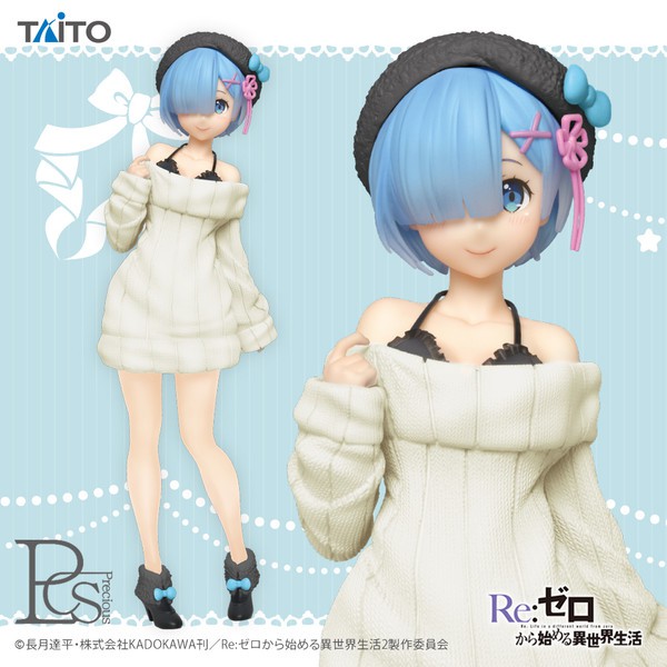 Jual Taito Precious Figure Rem Knitted One Piece Ver Renewal | Shopee ...