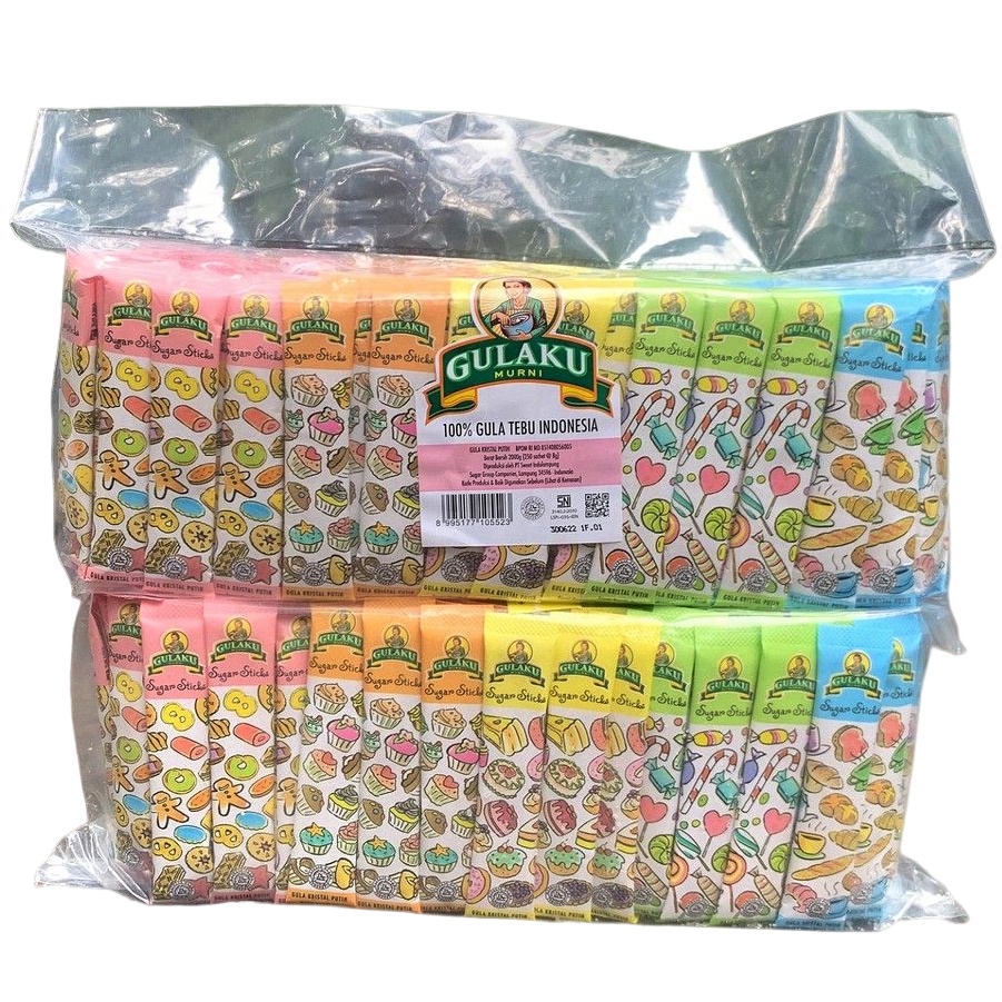 Jual [1pack isi 250pcs] Gulaku Stick 8gr Gula Pasir Sachet | Shopee ...