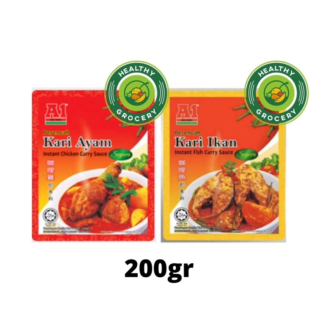 Jual A1 Instan Curry Sauce 200gr / Chicken / Fish / Perencah Kari Ayam ...