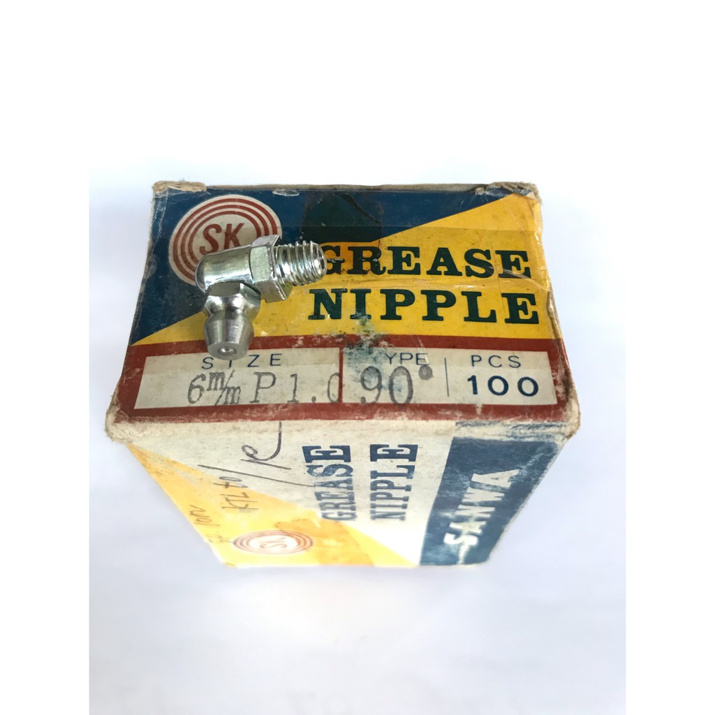 Jual NEPEL GREASE 6 mm Bengkok L 90 derajat SANWA SK JAPAN JEPANG ...
