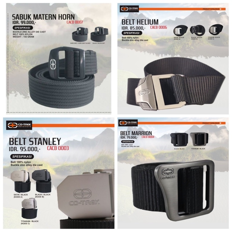 Jual belt sabuk cotrek co-trek | Shopee Indonesia