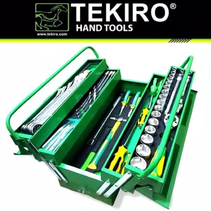 Jual TOOLBOX SET 66PCS TEKIRO KOTAK MEKANIK ALAT PERKAKAS KUNCI SOCK SOCKET | Shopee Indonesia
