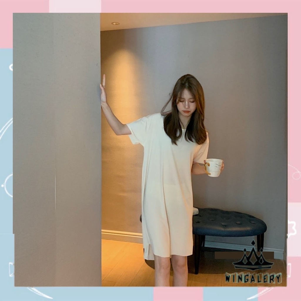 Jual WINGALERY Pakaian Wanita Import Daster Polos Longgar Fit to XXL ...