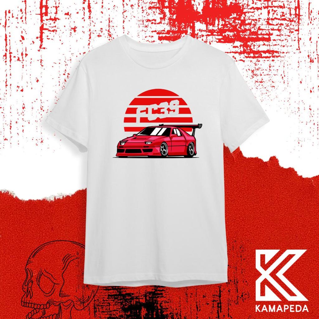 Jual KAOS KAMAPEDA CARTOON - JDM SERIES MAZDA RX7 FC3S (KAOS OTOMOTIF ...