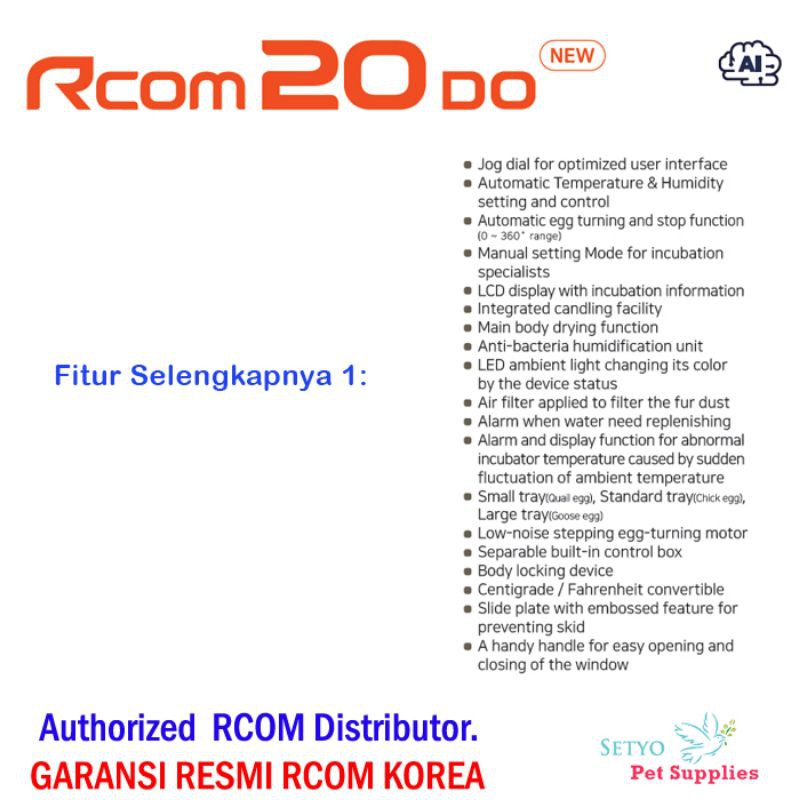 Jual mesin tetas RCOM 20 DO NEW VERSION (Model terbaru rcom 20 2021 ...