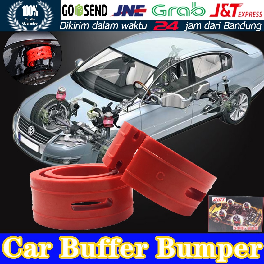 Jual 2PCS Spring Buffer Mobil Bemper Bumper Shock Absorber Auto ...