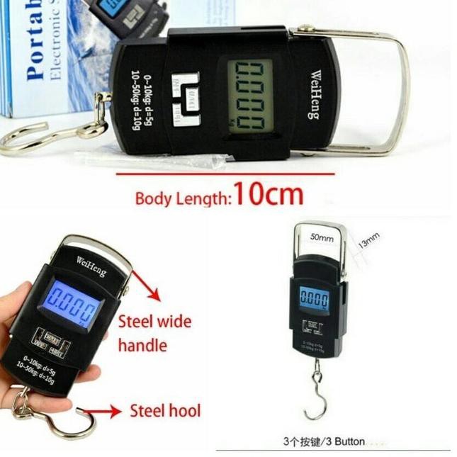 Jual IN6 Timbangan Gantung Digital Scale 50 KG ! | Shopee Indonesia
