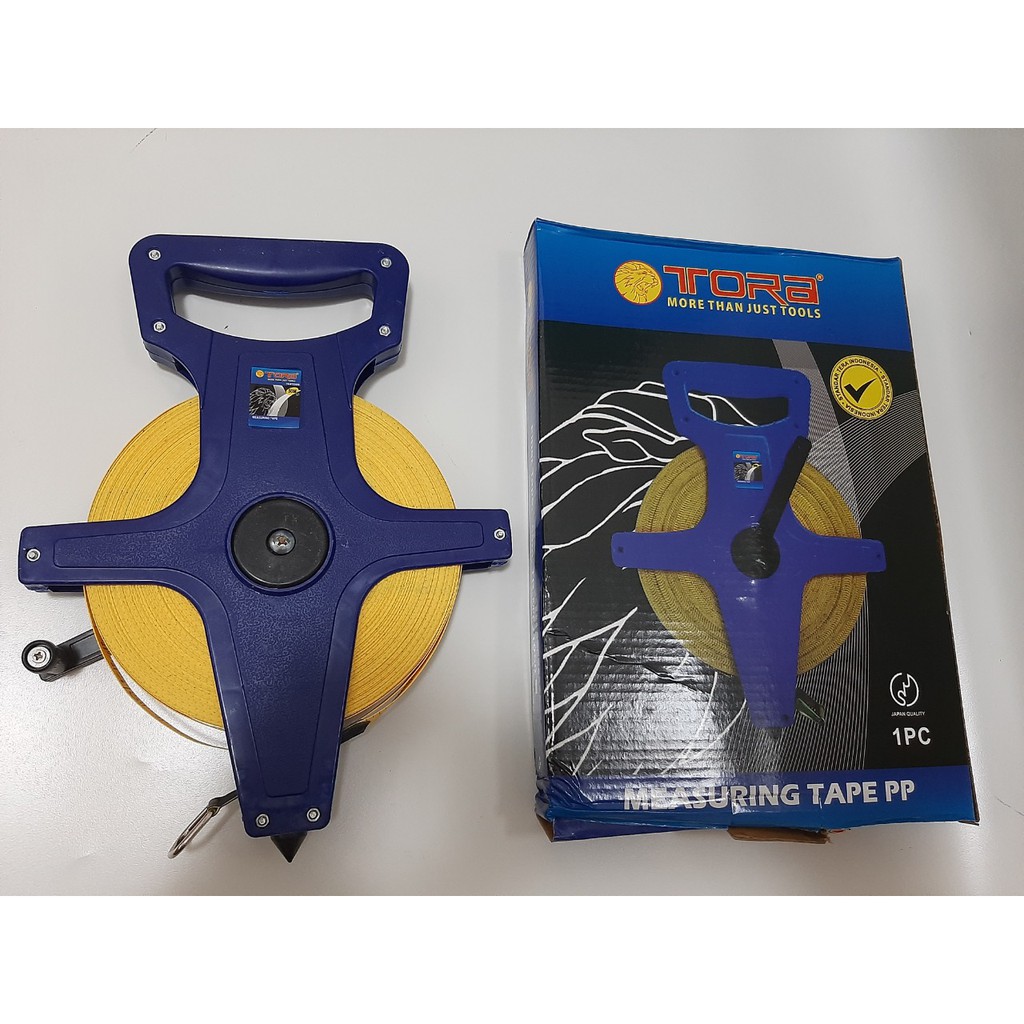 Jual Meteran Jarum Fiber Tora 50 m | Shopee Indonesia