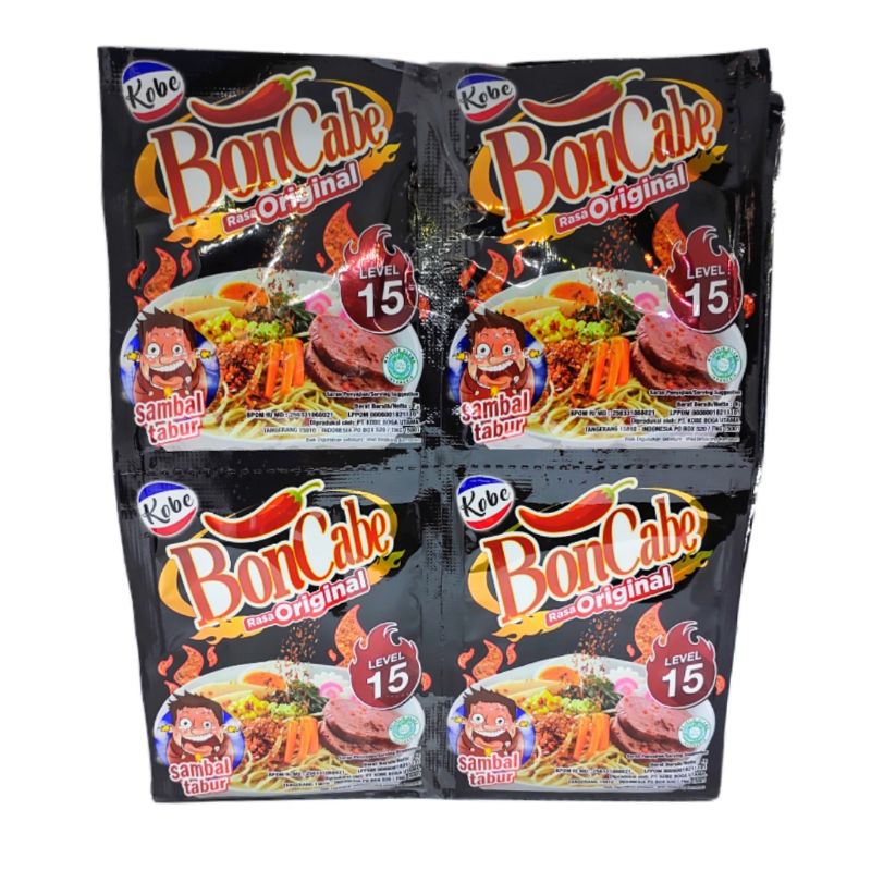 Jual BON CABE SACHET LEVEL 10 / 15 / 30 / ROA / 50 ,100% ORIGINAL ...