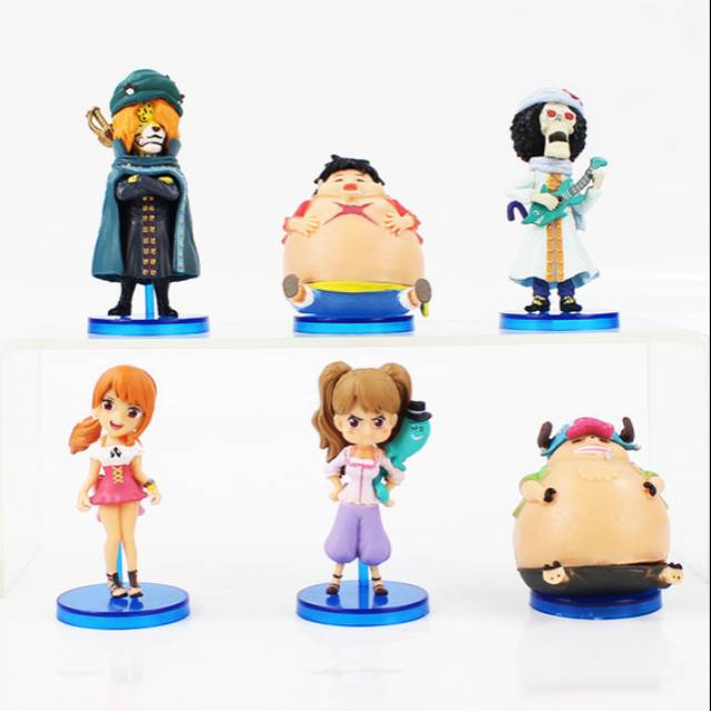 Jual Wci ONE PIECE isi 6 - Action Figure Set Miniatur Topper Pajangan ...