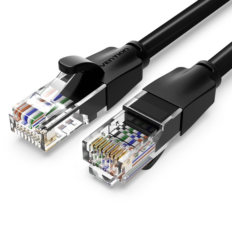 Jual Kabel LAN Ethernet RJ45 Cat6 UTP - Hitam | Shopee Indonesia