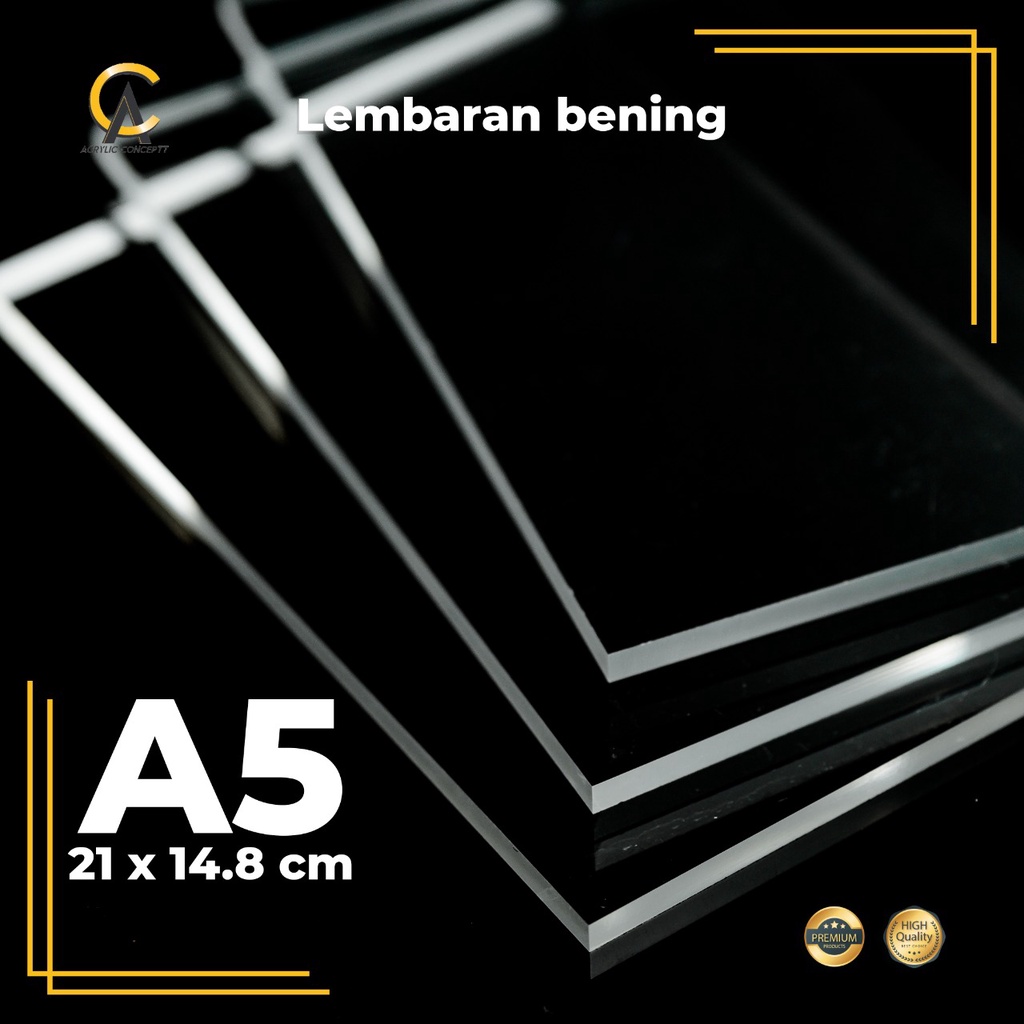 Jual Lembaran Akrilik A5 / Lembaran A6 / Lembaran Bening 2mm / Lembaran A5 / Lembaran Akrilik ...