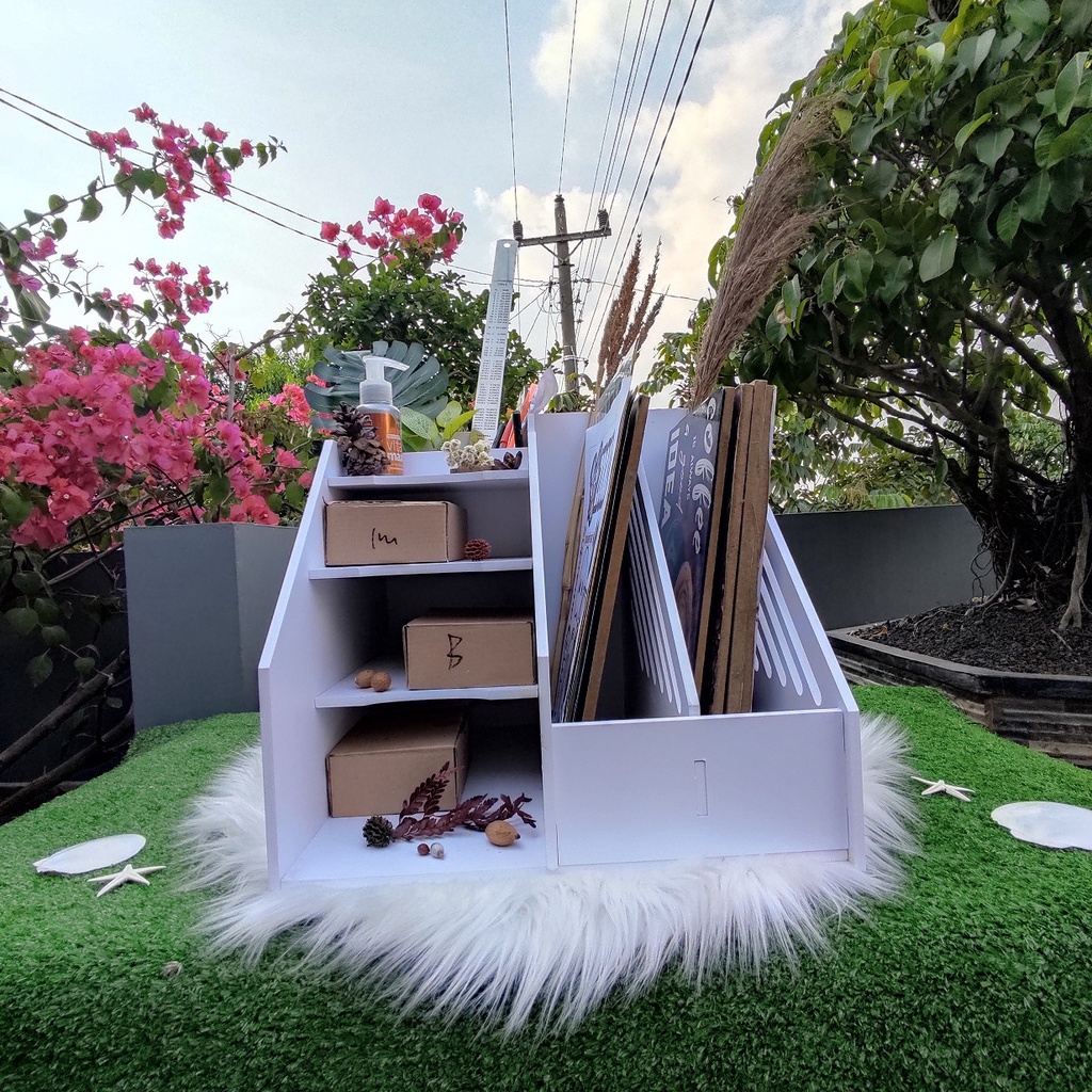 Jual Rak Kosmetik Serba Guna Rak Buku Box File Bantex Vintage | Shopee ...