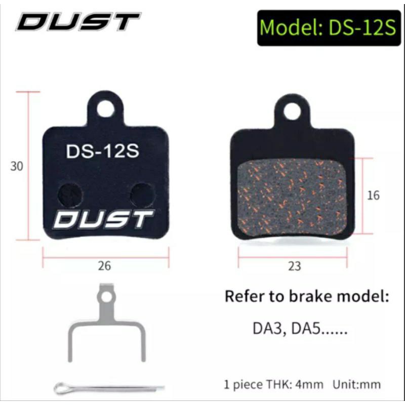 Jual Kampas Rem Brake Pad Hope Mono Mini Tech X2 Giant DA3 DA5 | Shopee ...