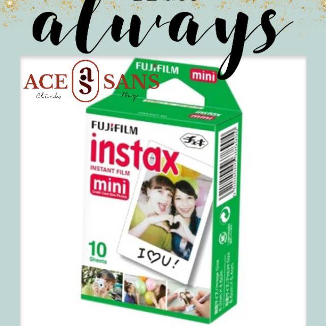 Jual Instax Paper Mini Single Pack | Fujfiilm Instax Refill Isi 10 ...