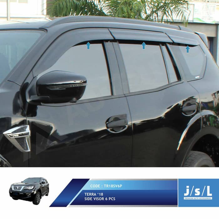 Jual New JSL Talang Air Nissan Terra 2018 Side Visor Injection | Shopee Indonesia