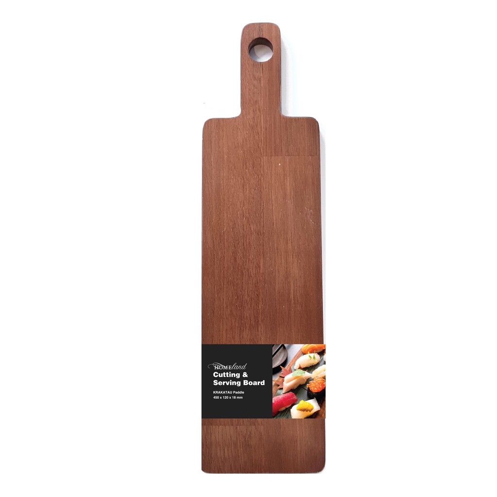 Jual Krakatau Wooden Cutting Board Paddle / Alat Saji / Tatakan Serving ...