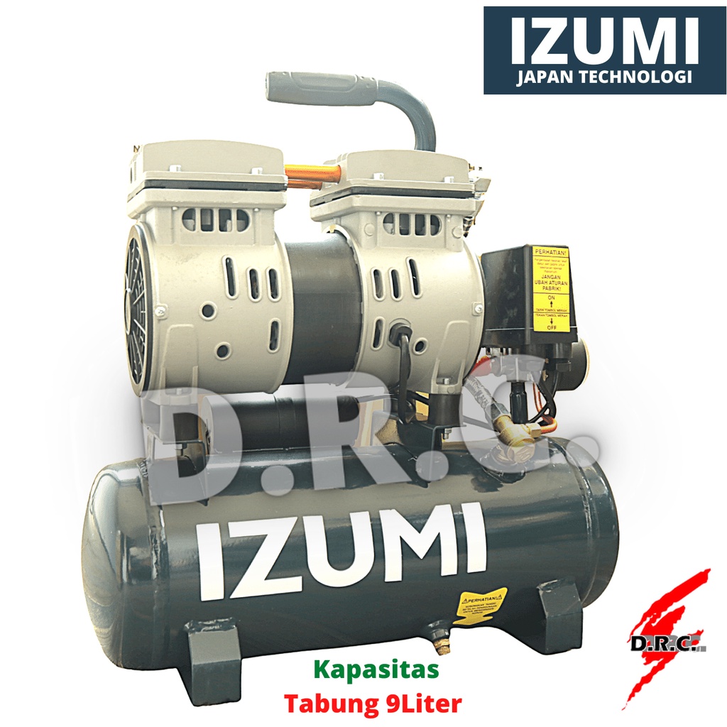 Jual MESIN KOMPRESOR PORTABLE SILENT 3/4 HP - MESIN KOMPRESSOR ANGIN ...