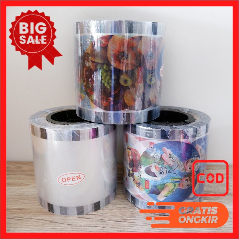 Jual PLASTIK LID / CUP SEALER / CUP PLASTIK POLOS KARTUN BUAH | Shopee ...