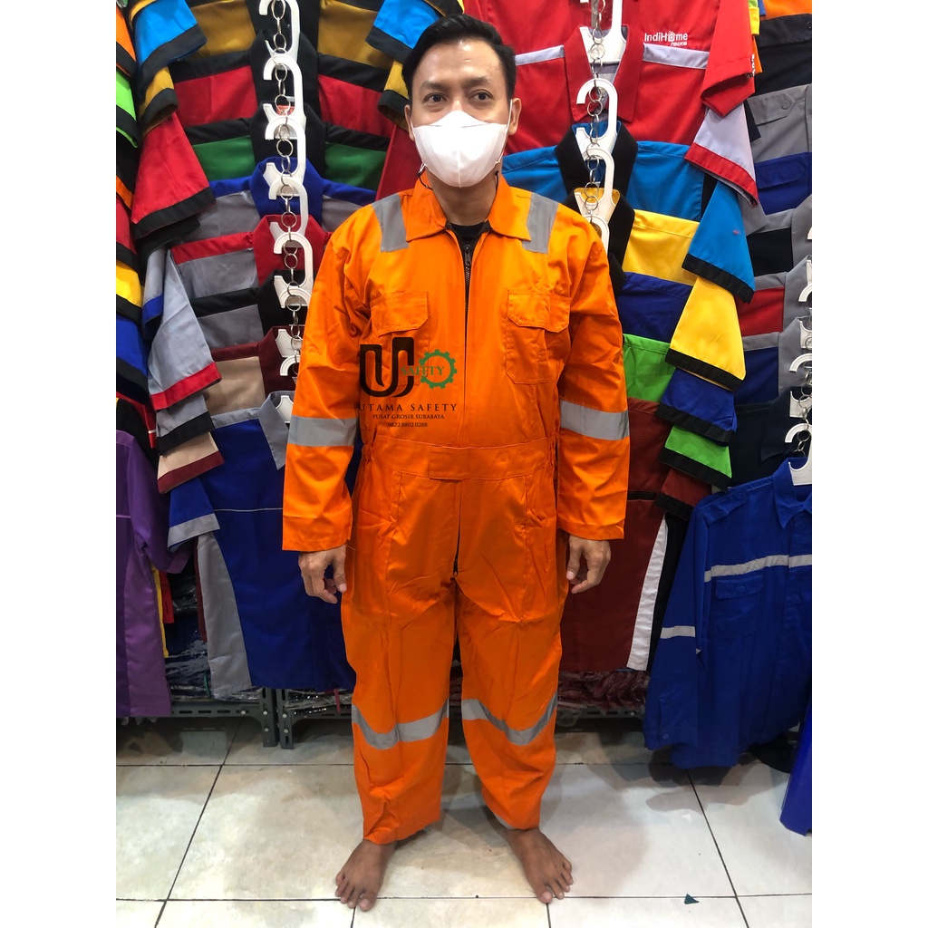 Jual Wearpack Overall Safety Proyek atau Wearpack Terusan | Shopee ...