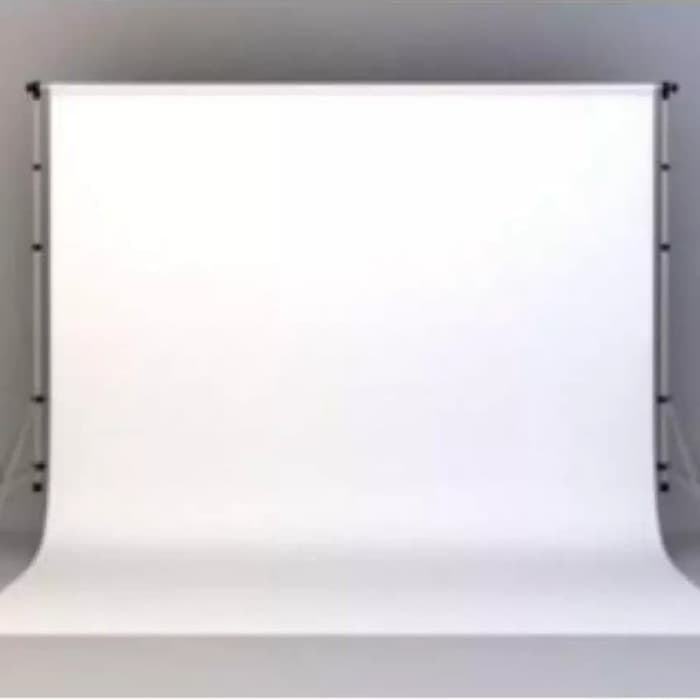 Jual Croma Key Putih 75 gsm Kain Spunbond Background Backdrop Zoom ...