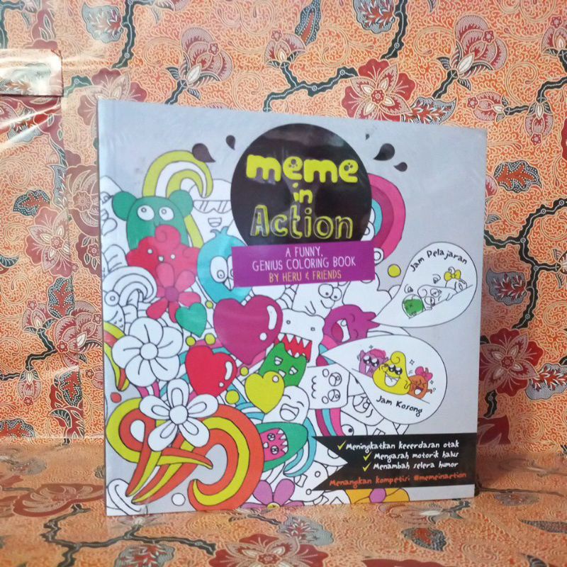 Jual Buku Seni - Meme In Action (A Funny, Genius Coloring Book ...