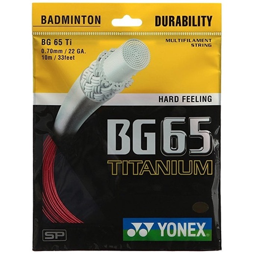 Jual Senar Badminton Yonex BG 65 Ti ( Titanium) ORIGINAL | Shopee Indonesia