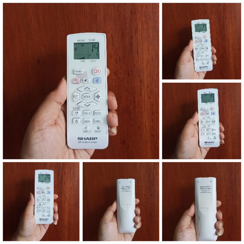 Jual Remot AC SHARP Ori CRMC-B007JBEZ Plasmacluster | Shopee Indonesia