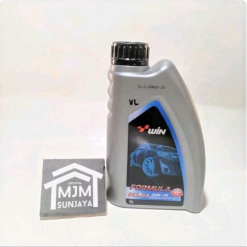 Jual Oli WIN FORMULA SUPER SAE 20W-50 1 L MESIN Liter ASLI ORIGINAL ...