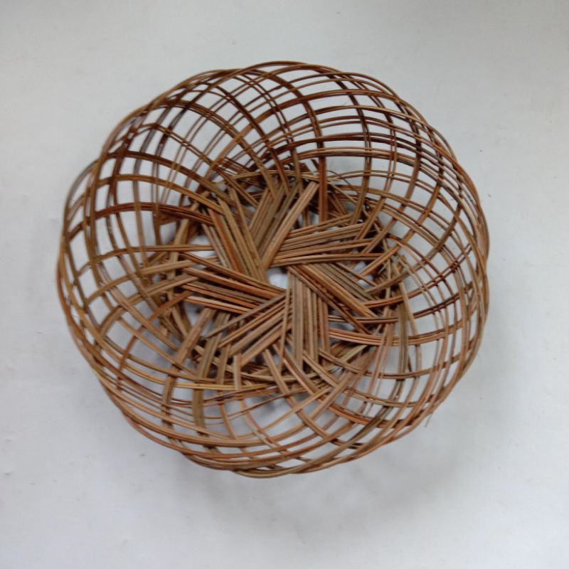 Jual Terlaris Piring anyaman lidi super kuat / Piring Rotan Anyam ...