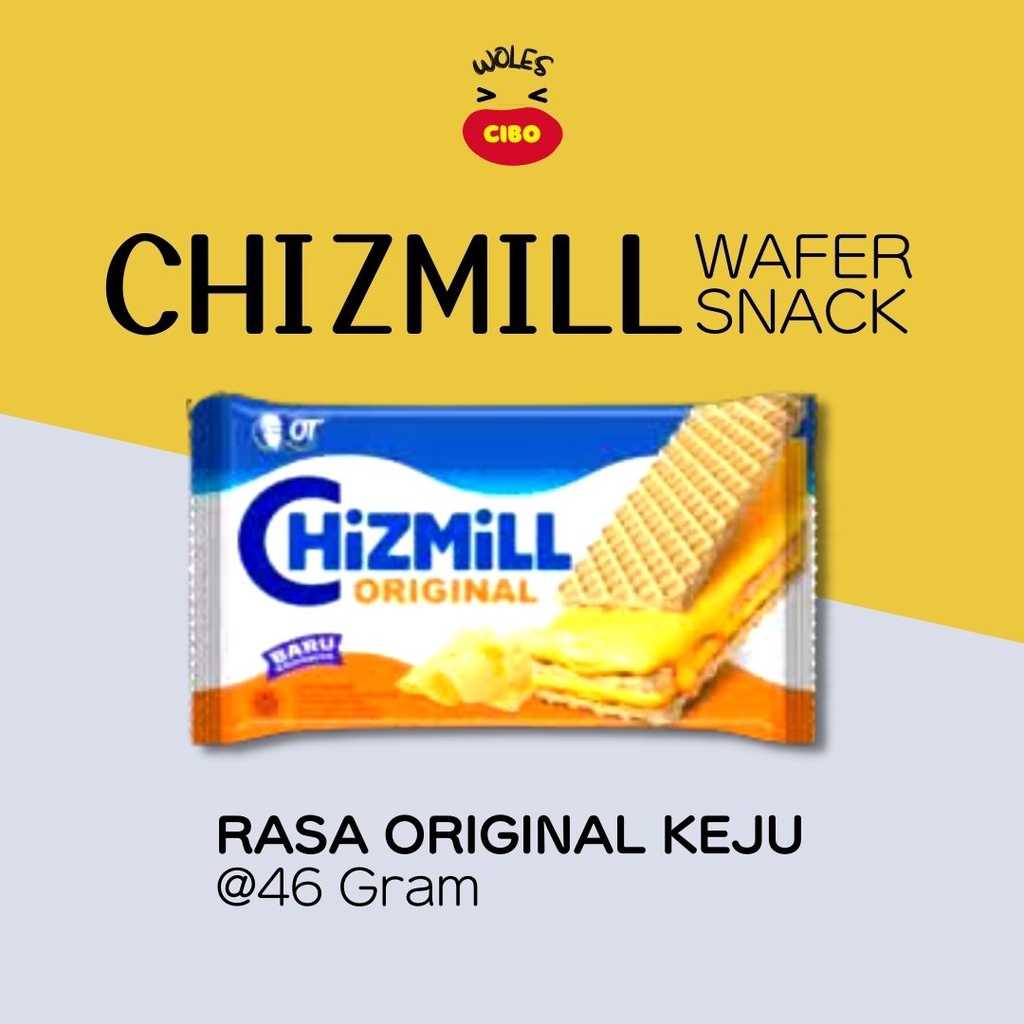 Jual Chizmill Wafer Rasa Jasuke Jagung Susu Keju / Original Kemasan ...