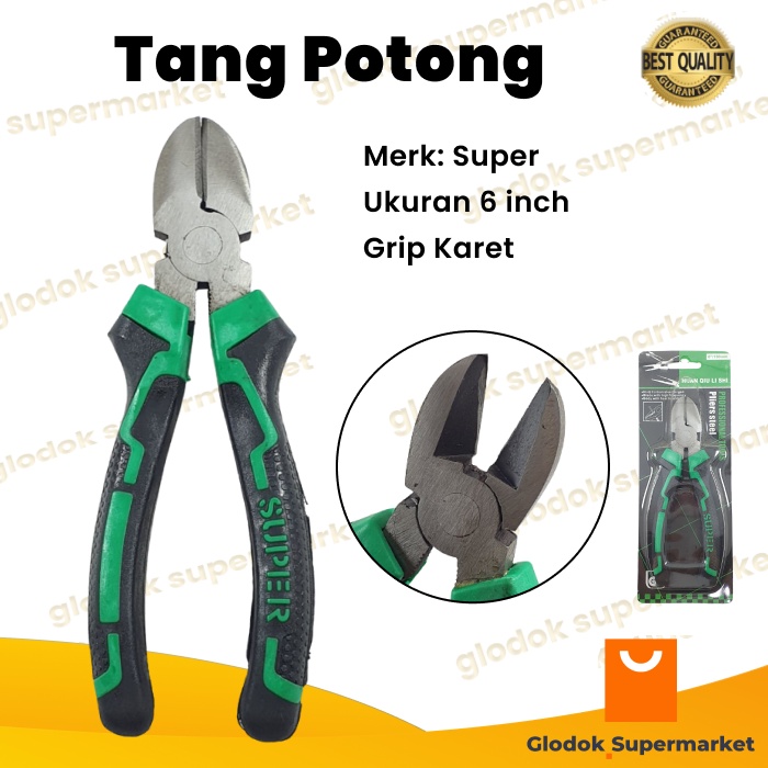 Jual Tang Potong 6 inch Super Diagonal Cutter Pliers 150mm | Shopee ...
