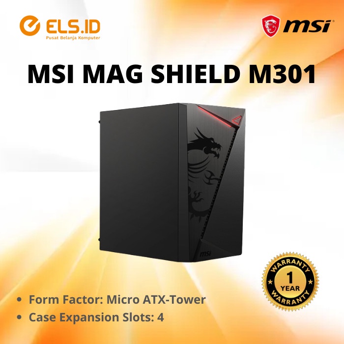 Jual MSI Mag Shield M301 Casing PC | Shopee Indonesia