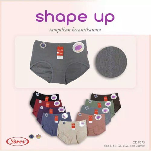 Jual CD SOREX CELANA DALAM SOREX SHAPE UP Art 9075 | Shopee Indonesia