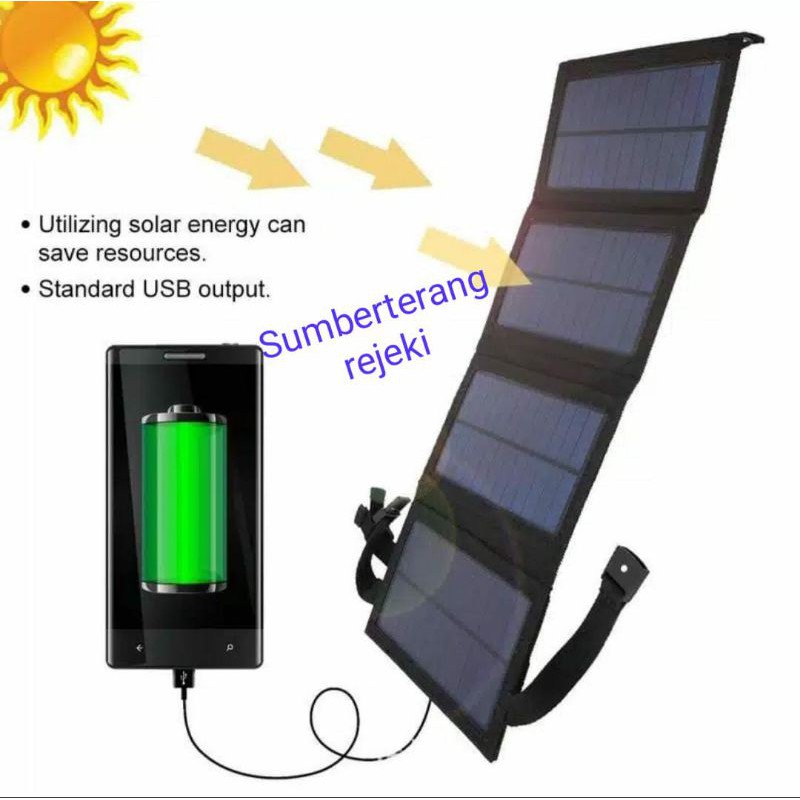 Jual Solar Panel Tenaga Surya Lipat 10watt / Portable Solar Panel ...