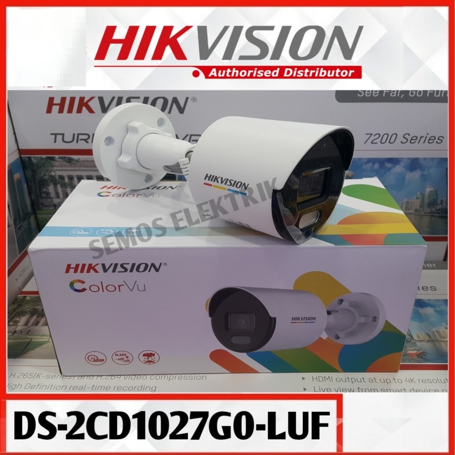 Jual IP CAMERA HIKVISION DS-2CD1027G0-LUF COLORVU 2MP AUDIO BUILT-IN | Shopee Indonesia