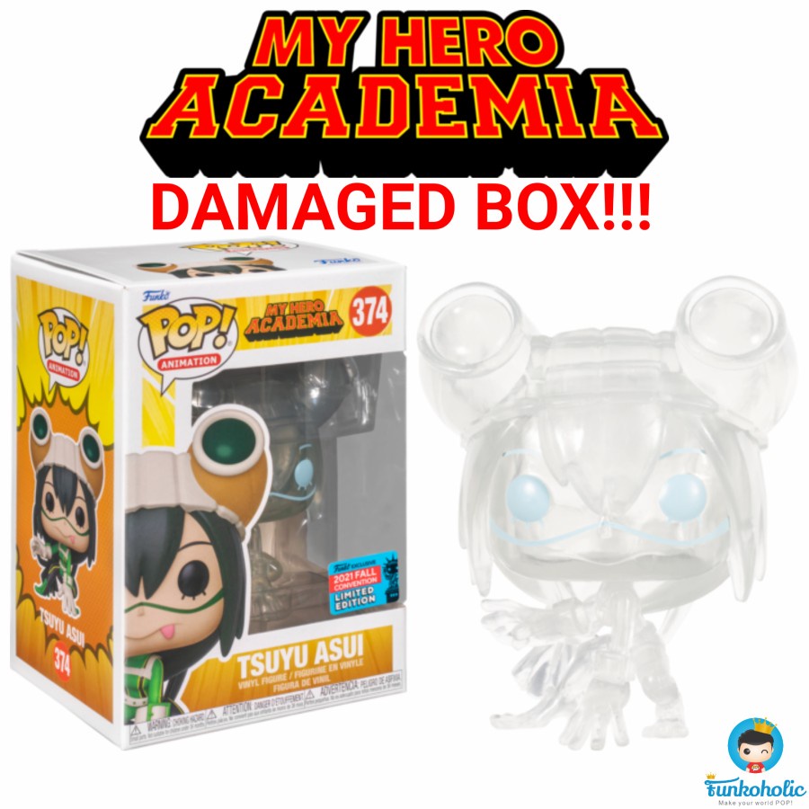 Jual Funko POP! My Hero Academia - Tsuyu Asui (Clear) [NYCC] DAMAGED ...