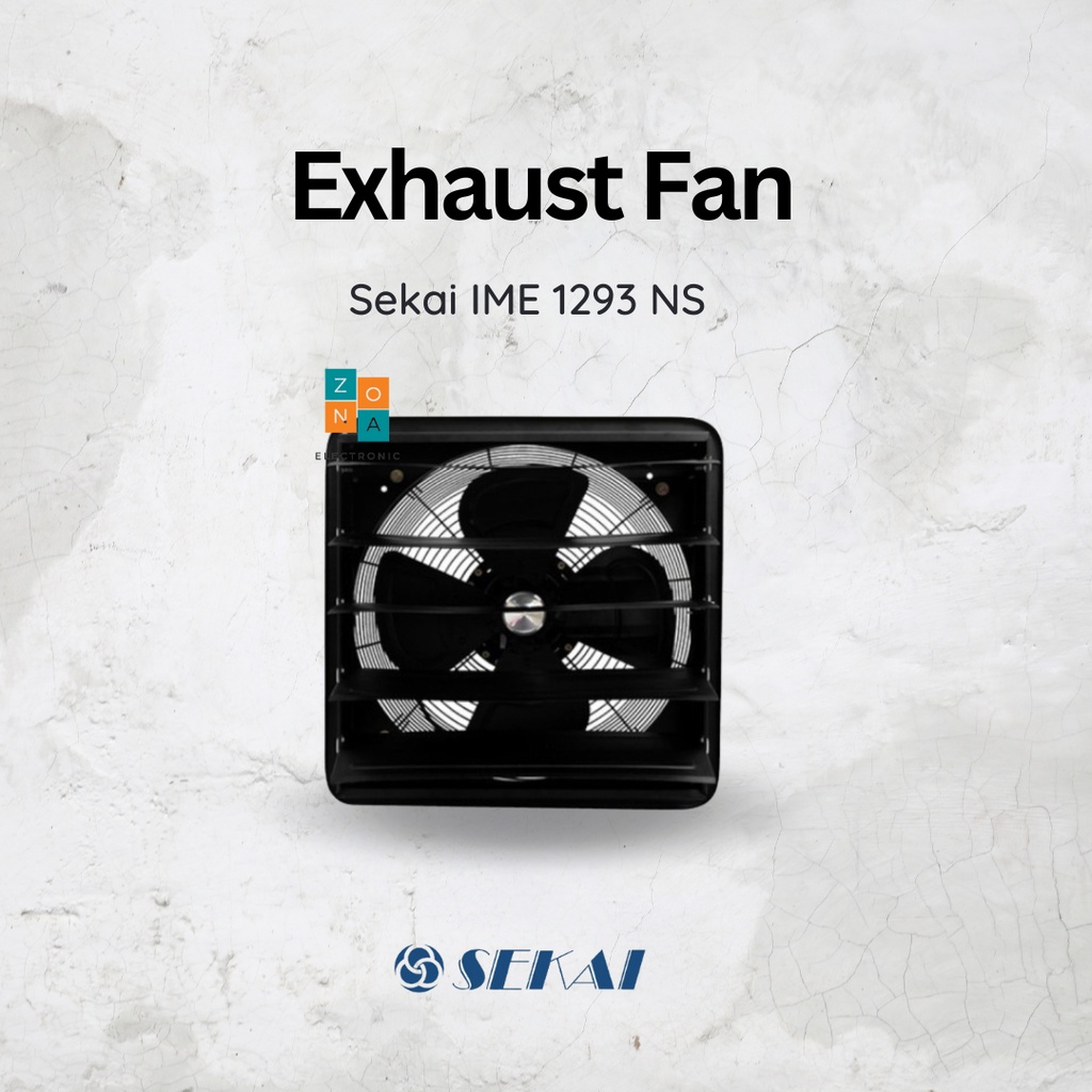 Jual SEKAI EXHAUST FAN DINDING INDUSTRI HEXOS 12 INCH IME 1293 NS ...