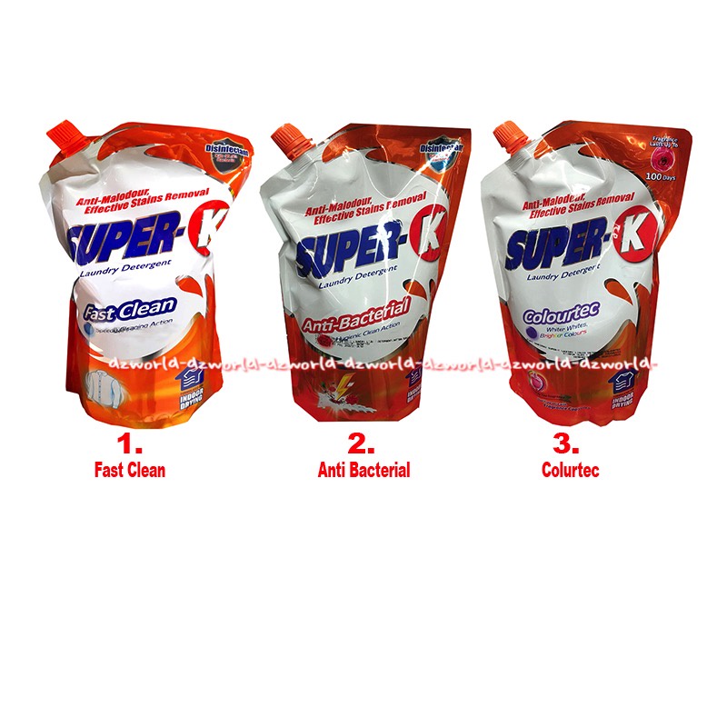 Jual Super-K Fast 1.8kg Fast Clean Anti Bacterial Colurtec Liquid ...