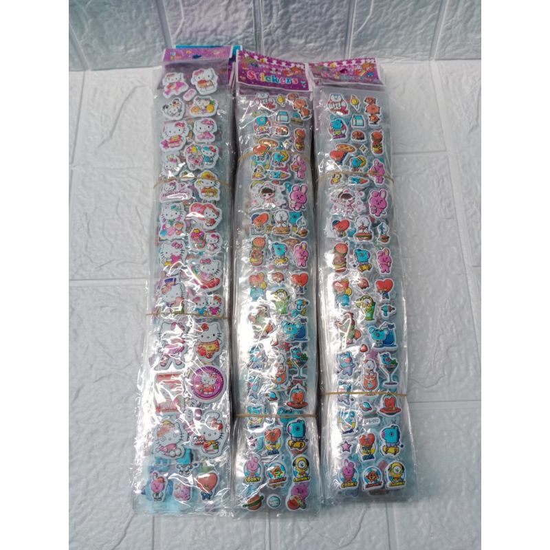 Jual 00WG - Sticker Mainan Anak Panjang Sticker Anak Timbul Sticker 3D ...