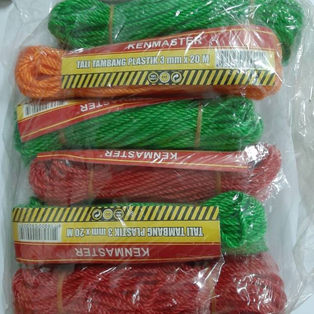 Jual TALI TAMBANG PLASTIK SUPER QUALITY TALI NYLON NILON PVC | Shopee ...