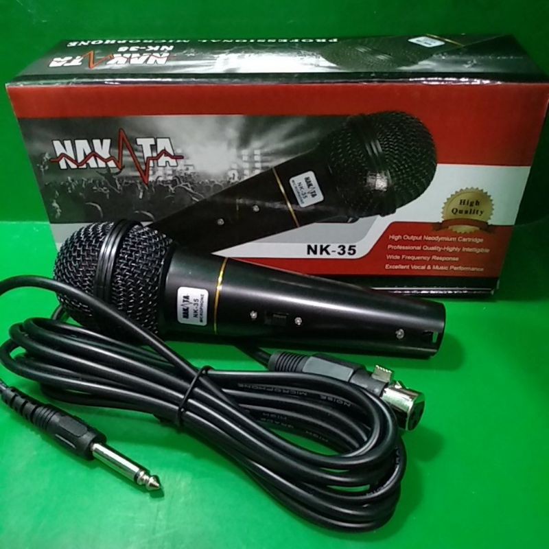 Jual MIC / MICROFON / MIK KABEL NAKATA NK~35 | Shopee Indonesia
