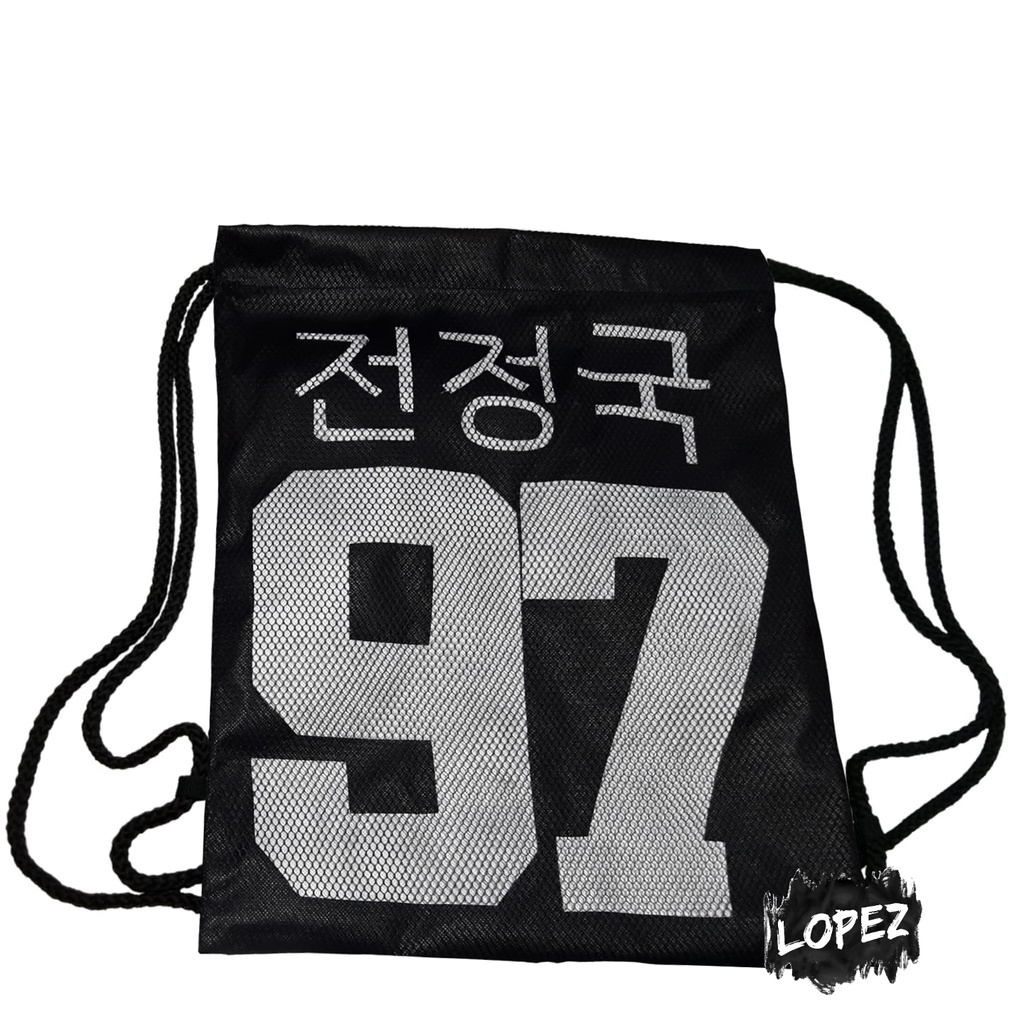Jual Tas Jaring Angka Jumbo Tulisan Hangul / Tas Ransel Custom Korea ...