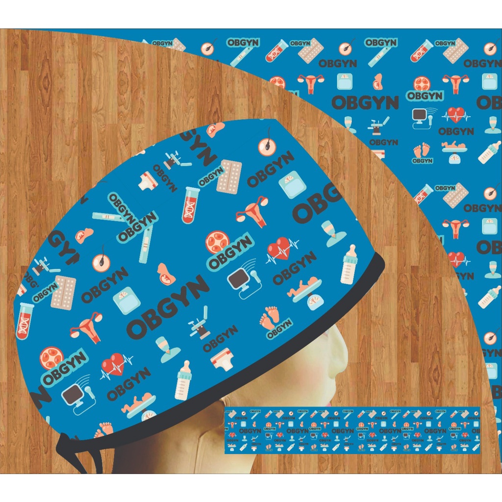 Jual Head Cap /Topi Medis / Scrub Hat / Surgical Cap / Topi Dokter ...